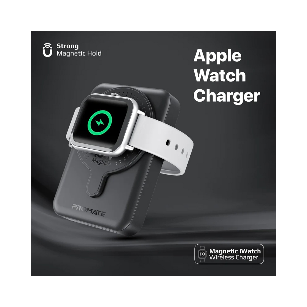 Promate 15W PowerMag-Duo SuperCharge MagSafe & Apple Watch Wireless ...