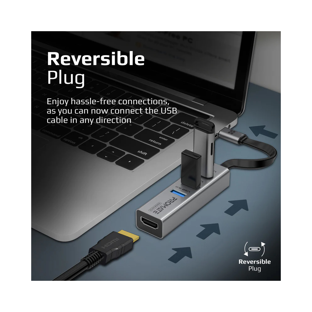 Promate MediaHub-C3 4K Vivid Clarity USB-C to HDMI Adapter